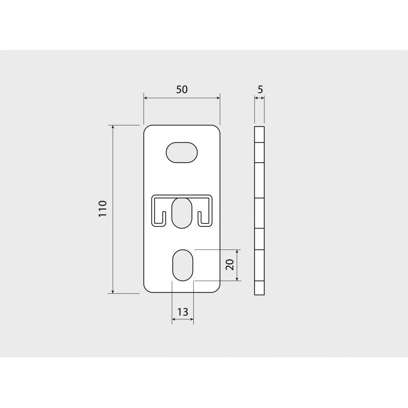 Soporte perfil Strut 41x41 SPE